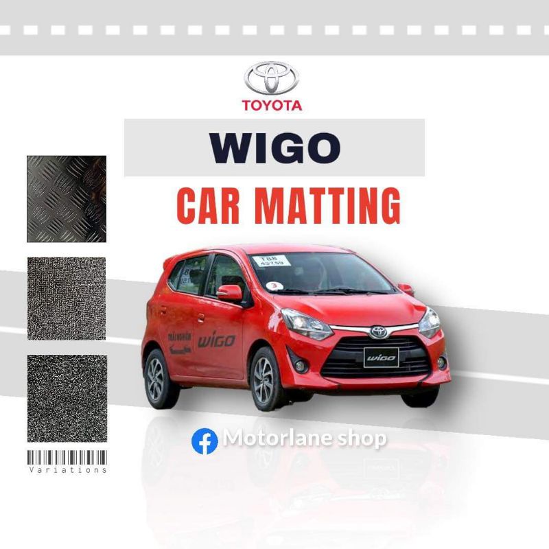 TOYOTA WIGO CAR MATTING | Shopee Malaysia