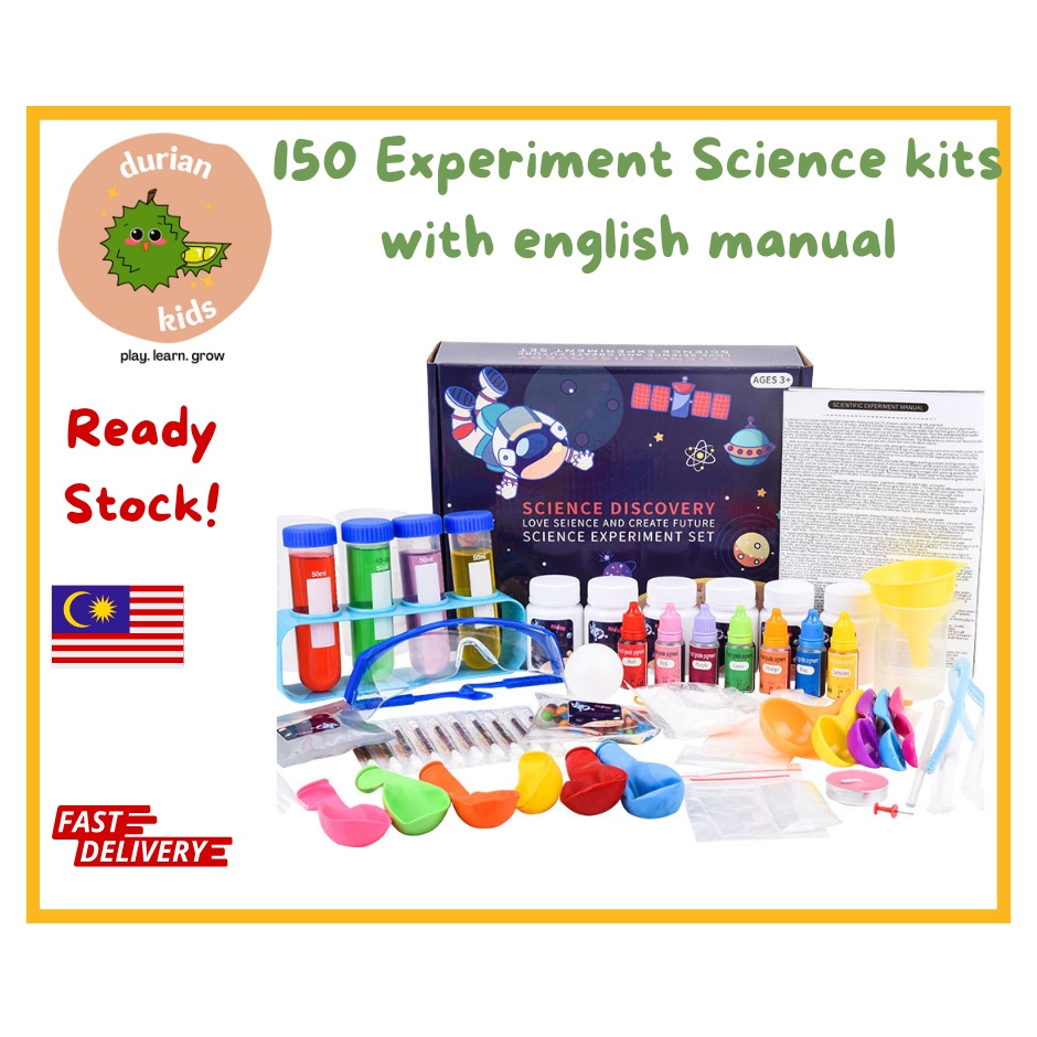 150 Experiment Kit for Kids/ STEAM / Science Experiments Science Kits ...