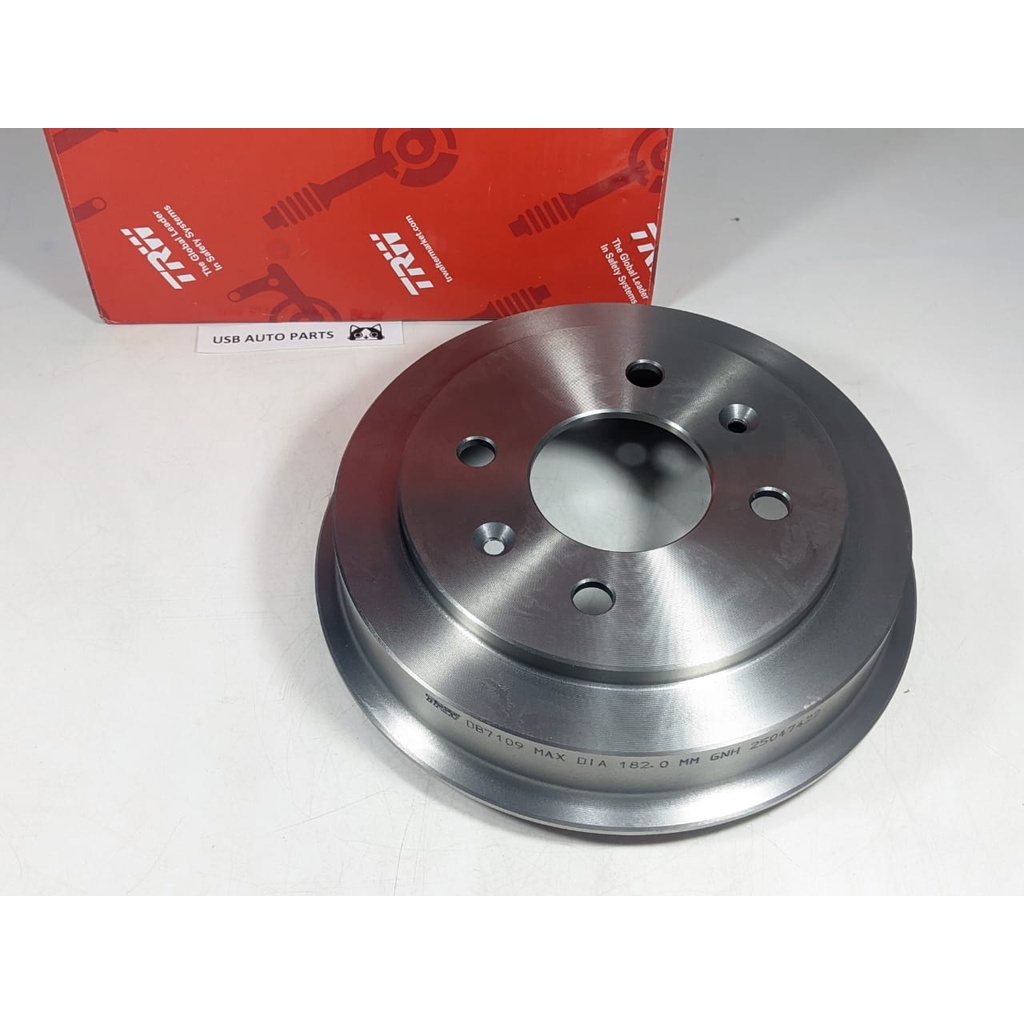 (1 PIECE) TRW Brake Drum Rear DB7109 for Proton Saga FLX (ABS type) No ...