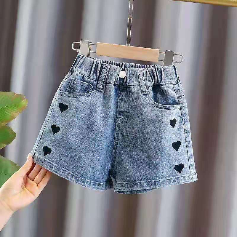 Jeans Kid Baby Girl Short Loose Shorts | Shopee Malaysia