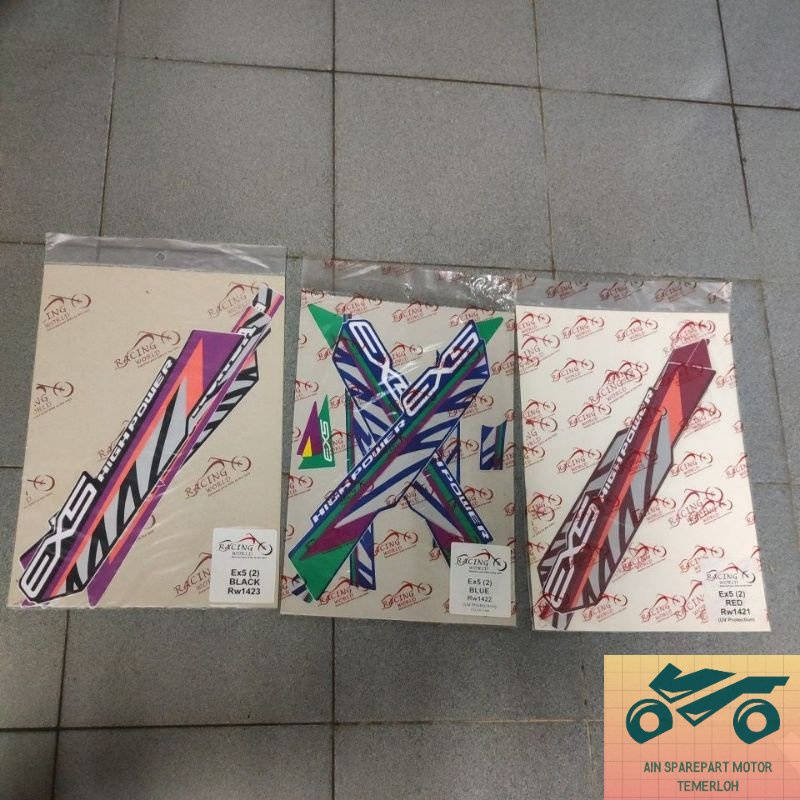 Stiker sticker body stripe cover (2) honda ex5 lama ex5 high power | Shopee Malaysia