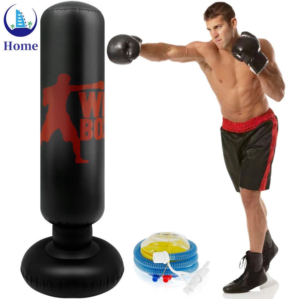 63" Inflatable Free Standing Punching Bag Inflatable Punching Bag ...