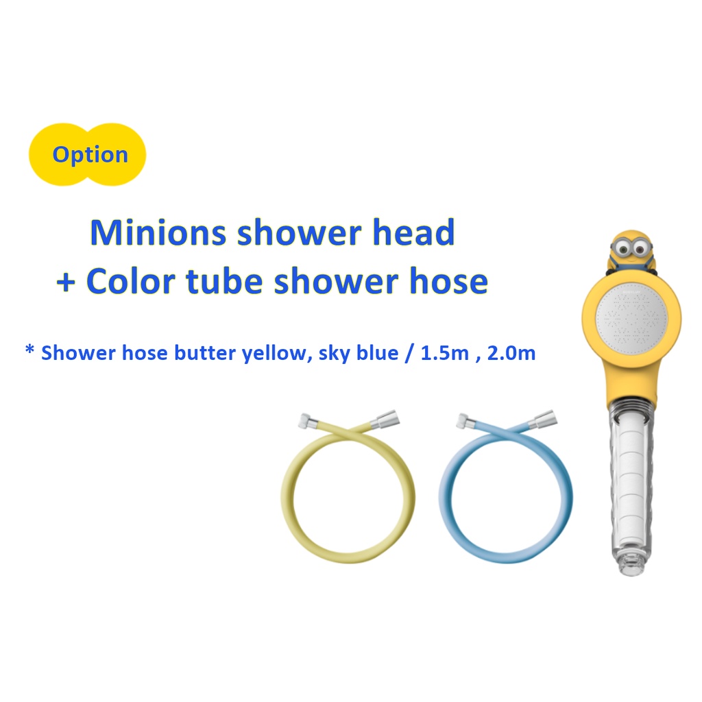 BODYLUV x MINIONS Puresome Shower Head / Filter / Shower Hose | Shopee ...