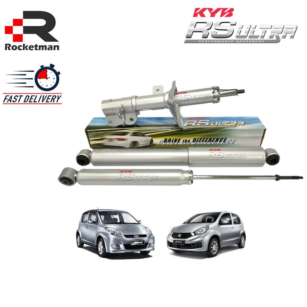 KYB RS ULTRA SHOCK ABSORBER MYVI 1.0 1.3 1.5 LAGI BEST 2007-2017 ...