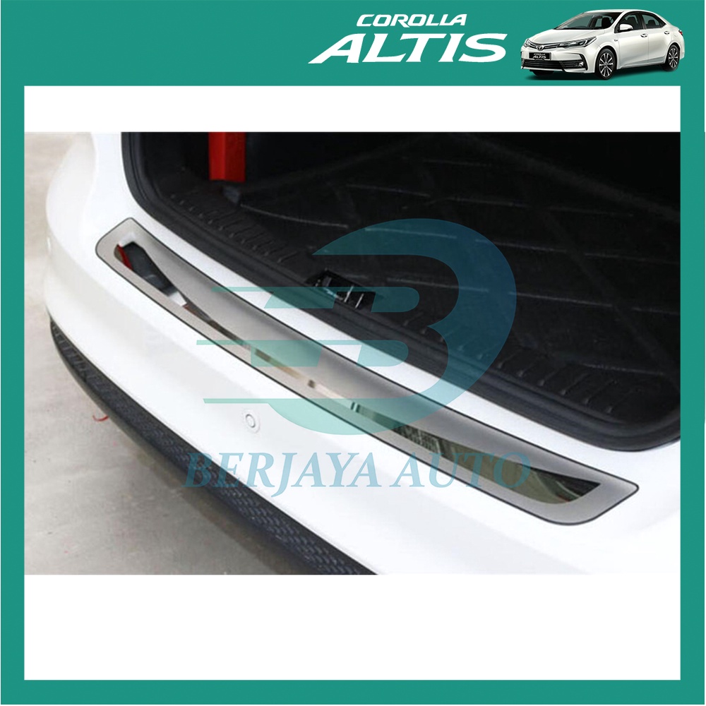 Toyota Altis Rear Bumper Guard Trunk Sill Protector Rear Bumper ...