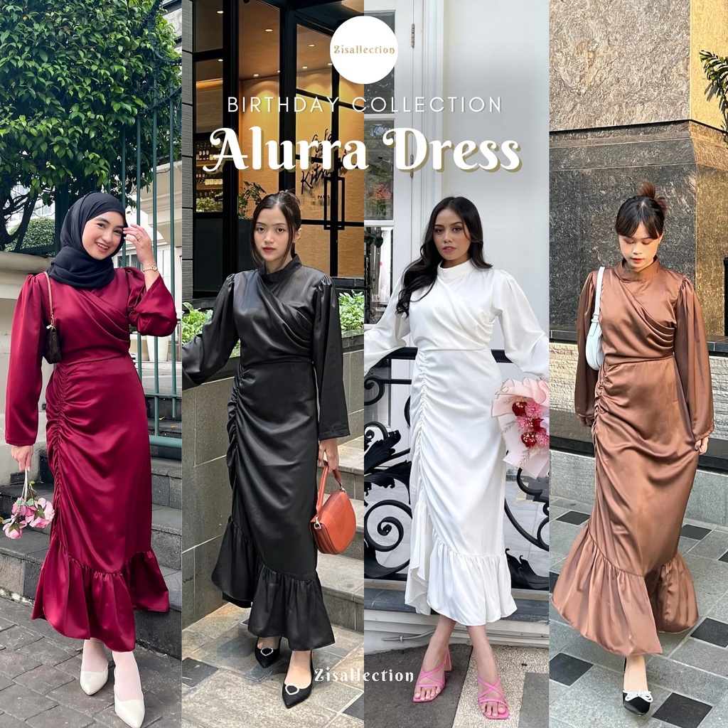 (Sent After Eid) ZISALLECTION - Alurra Dress | Shopee Malaysia