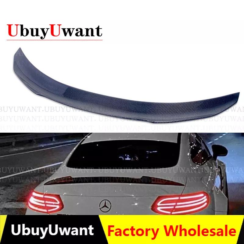 for Mercedes W205 Carbon Fiber Rear Bumper Tail Spoiler FD Style for ...