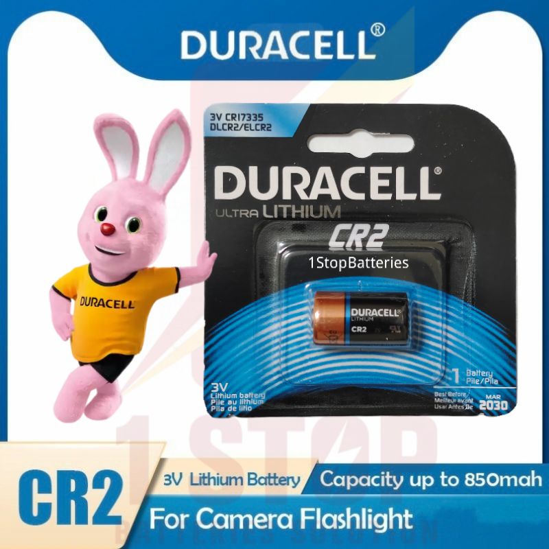 Duracell 3V Ultra Lithium Battery ( CR123A / 123 / CR17345 )( CR2 / CR15H270 ) | Shopee Malaysia