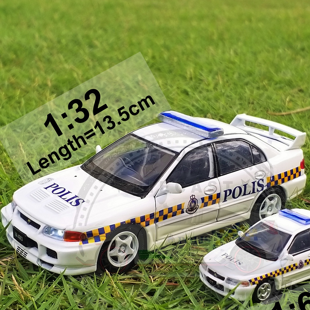 POLIS WIRA 1:64 Proton Wira PDRM Polis Diraja Malaysia Police Car Model ...