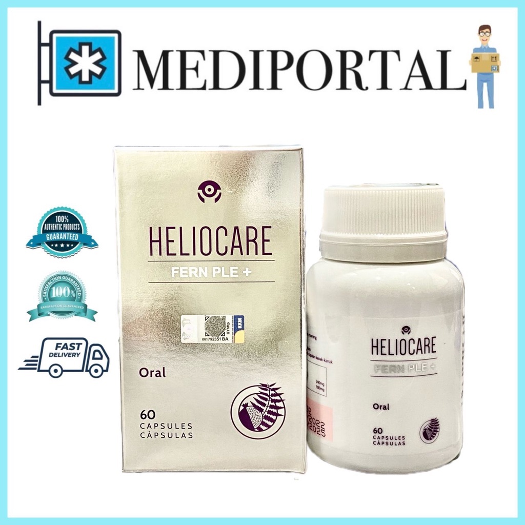 Mediportal (Twins Box) Heliocare Fern Plus PLE+ 240mg (60 capsules)Anti ...