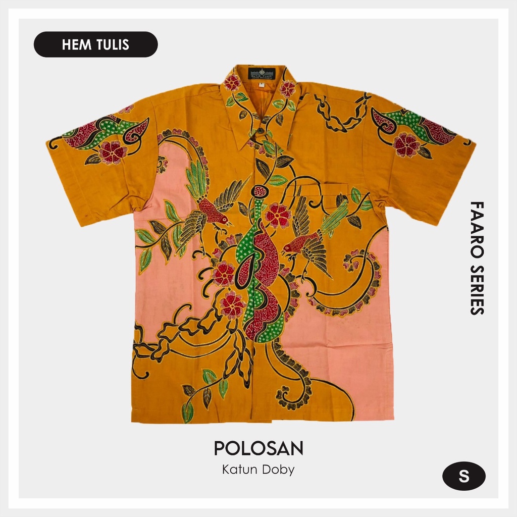 KEMEJA Parang Garuda Exclusive Faaro Silk Original Written Batik Shirt ...