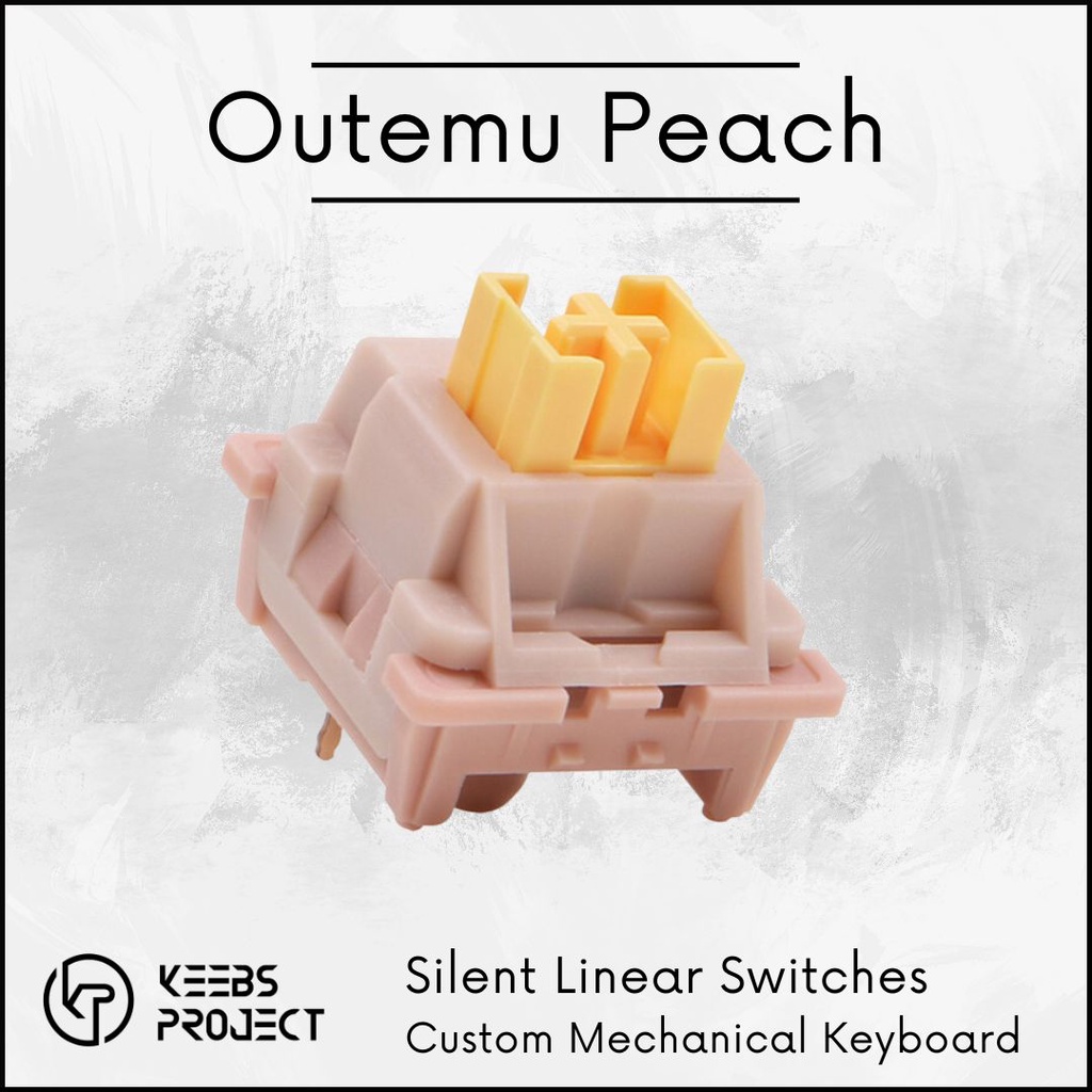 [READY STOCK] Outemu Peach Silent v2 5pin Linear Switch for Mechanical ...