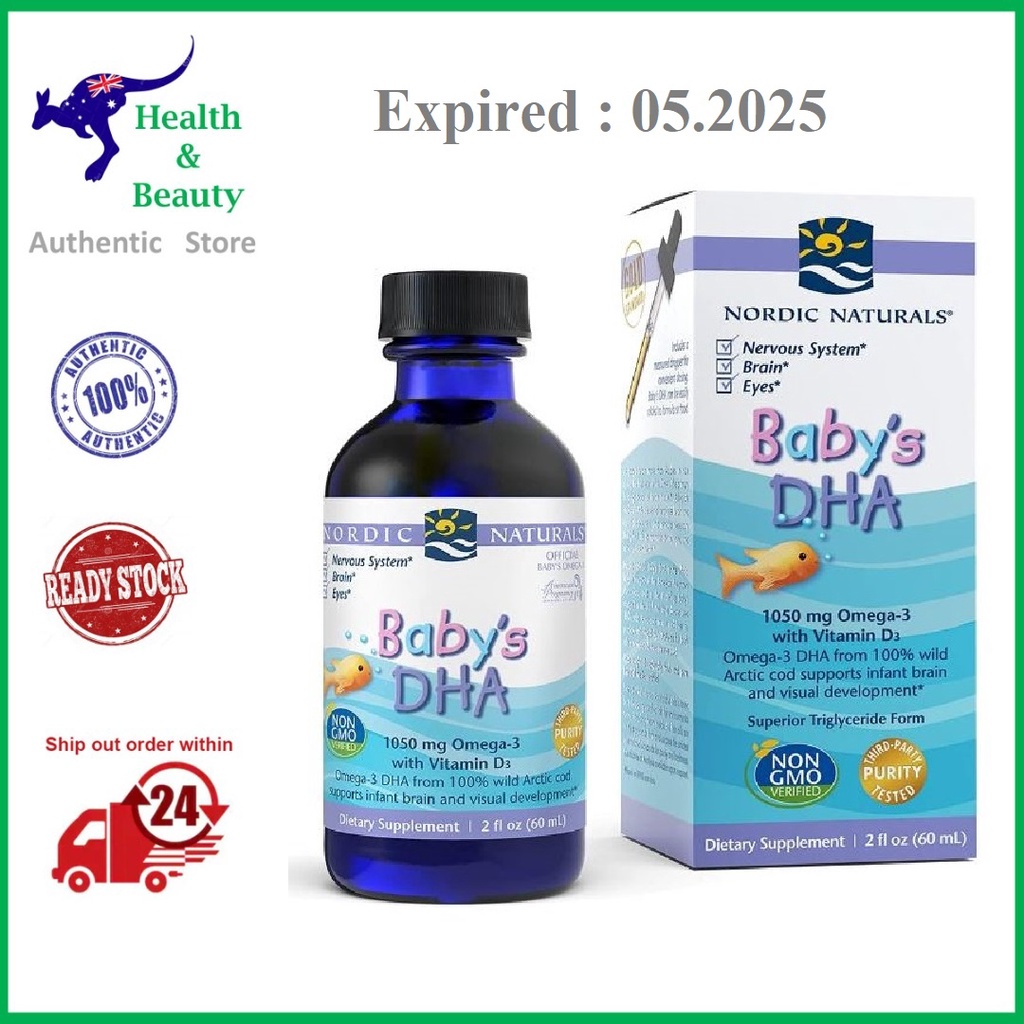 Nordic Naturals Baby DHA 2 fl oz (60ml) | Shopee Malaysia