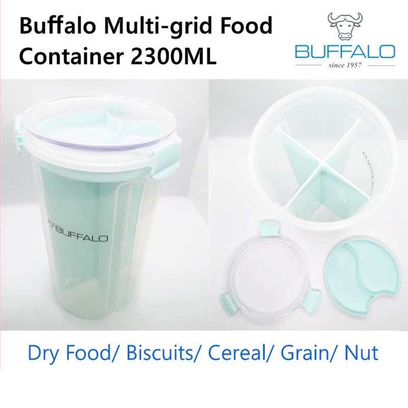 Buffalo Multi grid Food Container(2300ml) | Shopee Malaysia
