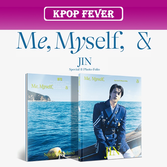 BTS JIN - SEA OF JIN ISLAND SPECIAL 8 PHOTO-FOLIO ME, MYSELF PHOTOBOOK ...