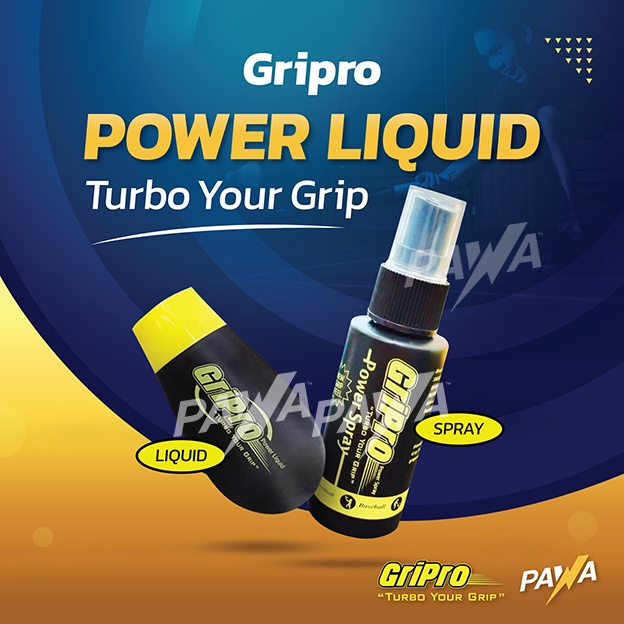 Gripro Power Liquid Grip Pro Grip Powder Badminton Tennis Squash Gym ...