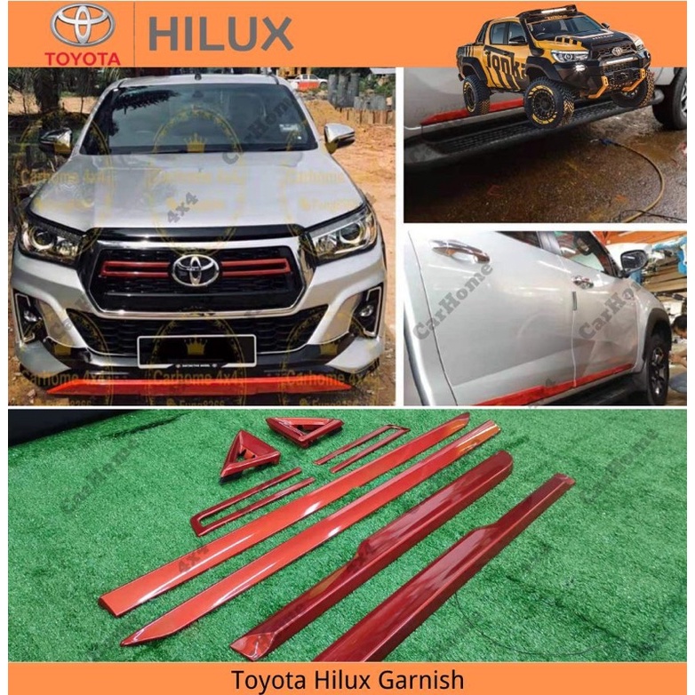 Toyota Hilux Rocco 4x4 Door garnish grill garnish bumper garnish rocco ...