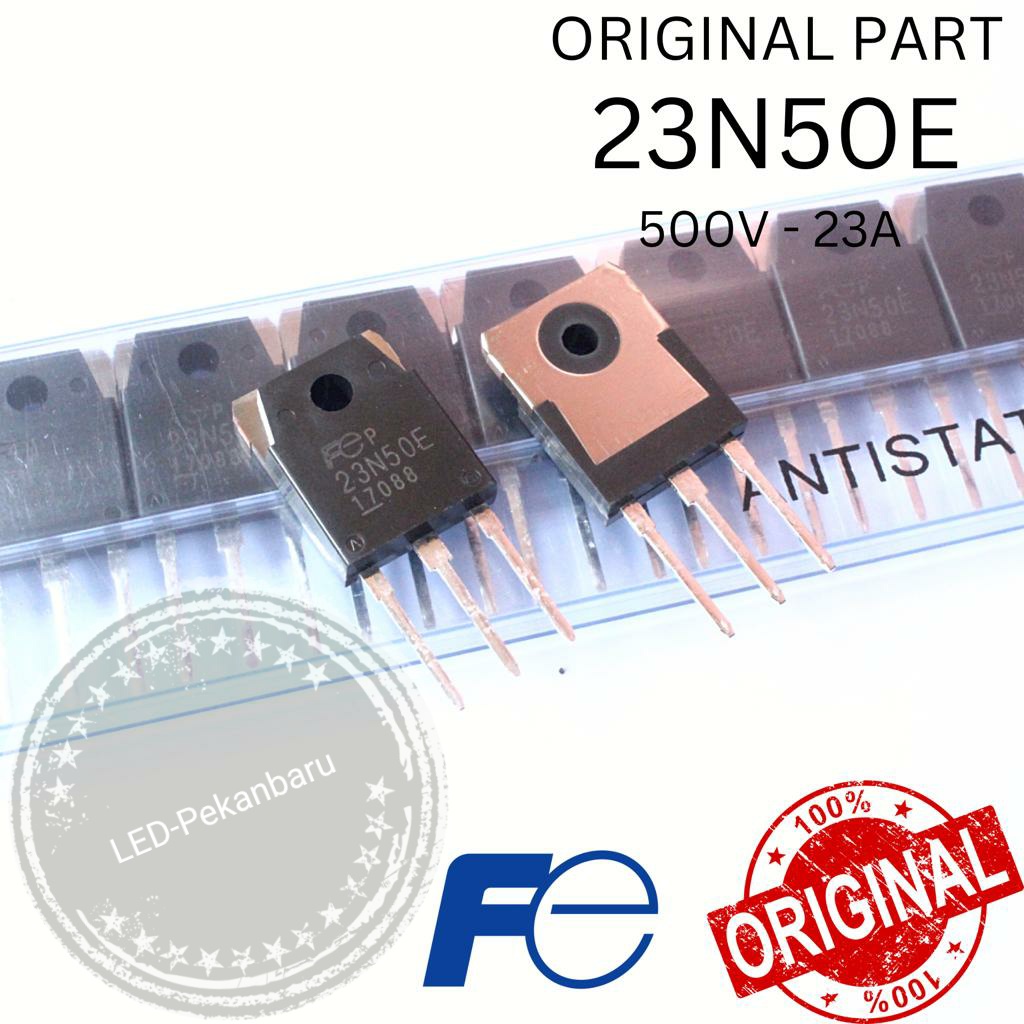 ORIGINAL PART FMH23N50E 23N50E FMH 23N50 MOSFET 500V 23A TO-3P | Shopee ...