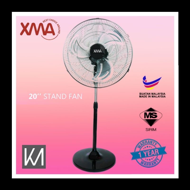 XMA Industrial Stand Fan 20"/ Kipas Berdiri Industri 20" (SIRIM ...