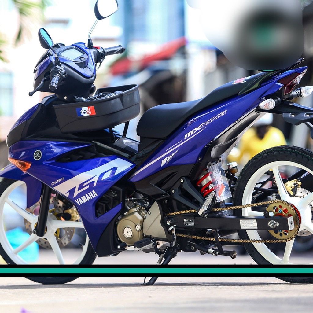 *[READY STOCK] Coverset Bodyset Yamaha MX KING GP Y15 Y15ZR V1 V2 Blue (STICKER TANAM) | Shopee ...