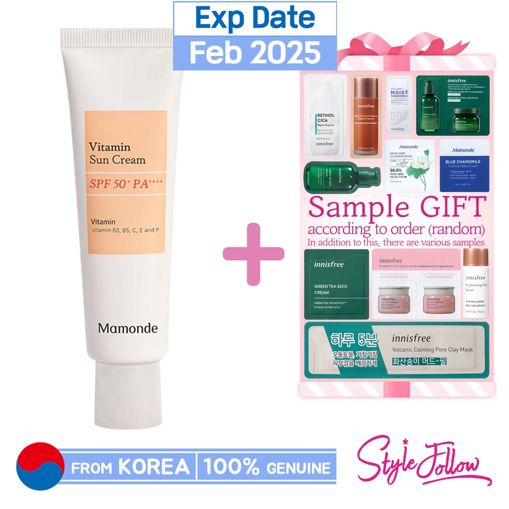 [MAMONDE] Vitamin Sun Cream 50ml (SPF50+/PA++++) | Shopee Malaysia