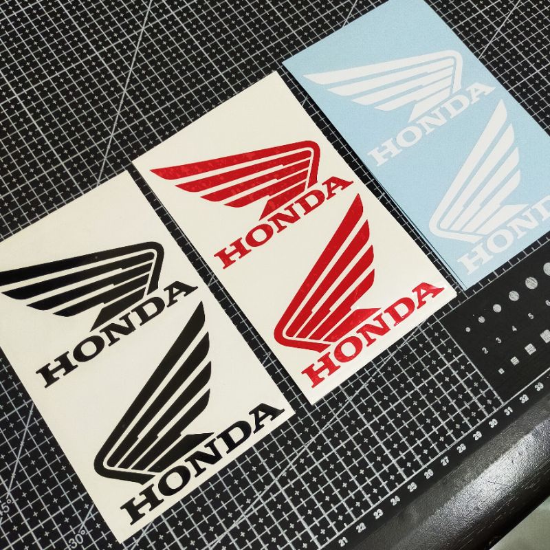 CUTTING STICKER HONDA WING LOGO STIKER | Shopee Malaysia