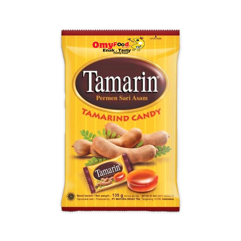 135g (50pcs) Indonesia Tamarin Permen Sari Asam Jawa Candy Sweet ...