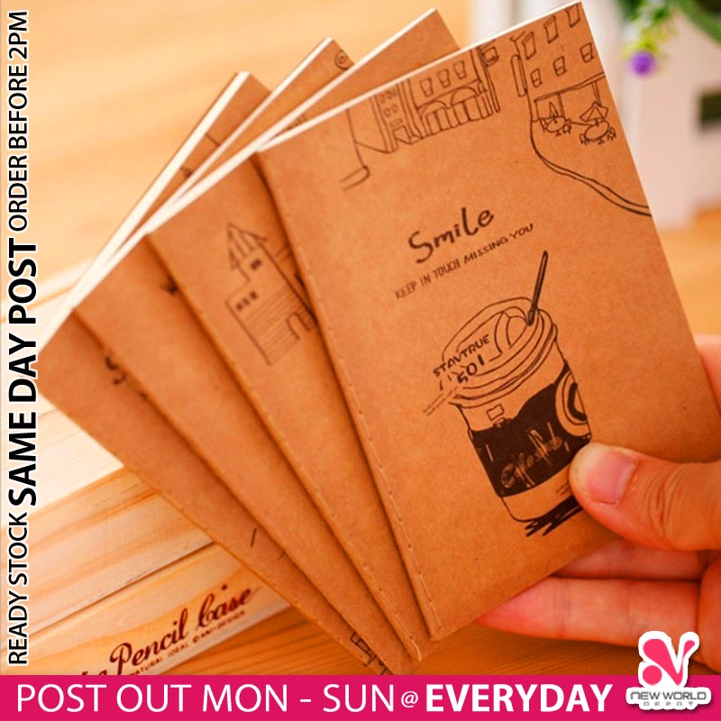 𝗘𝗬𝗘 𝗖𝗔𝗧𝗖𝗛𝗜𝗡𝗚 》Mini Retro Notebook Pocket Stationery Book Diary Doorgift ...