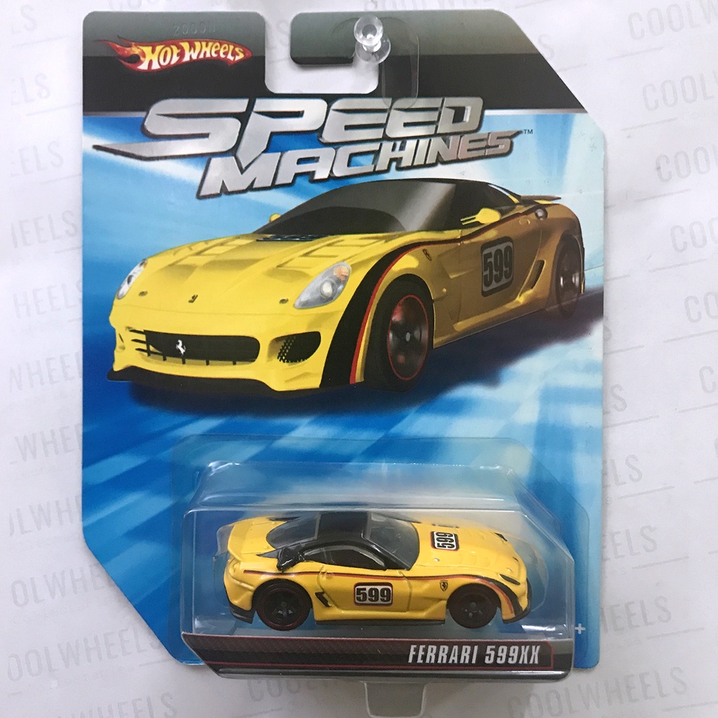 Hot Wheels 2010 Speed Machines Ferrari 599 XX - Yellow (Please refer to ...
