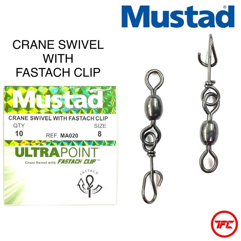 MUSTAD Crane Swivel With Fastach Clip MA020 | Shopee Malaysia