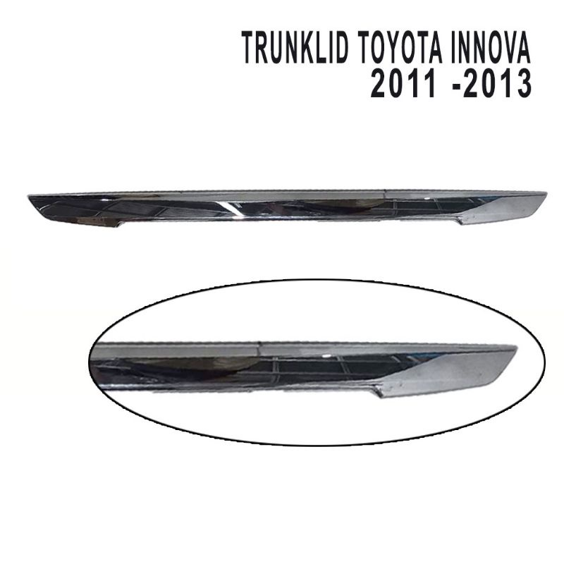 Innova Trunk Lid Trunk 2011 - 2013 List of Rear Chrome Toyota Innova ...