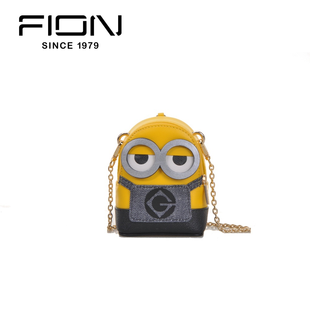 FION Minions Mini Leather Shoulder Bag | Shopee Malaysia