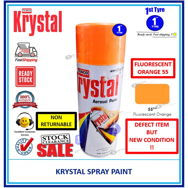 KRYSTAL & AEROMIX SPRAY PAINT 400ml Aerosol Spray Paint Automotive ...