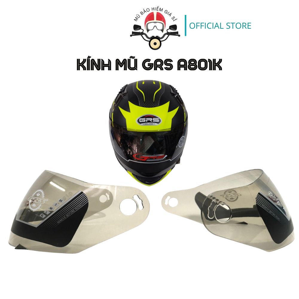 Grs A801K full face helmet glasses (GENUINE GRS) | Shopee Malaysia