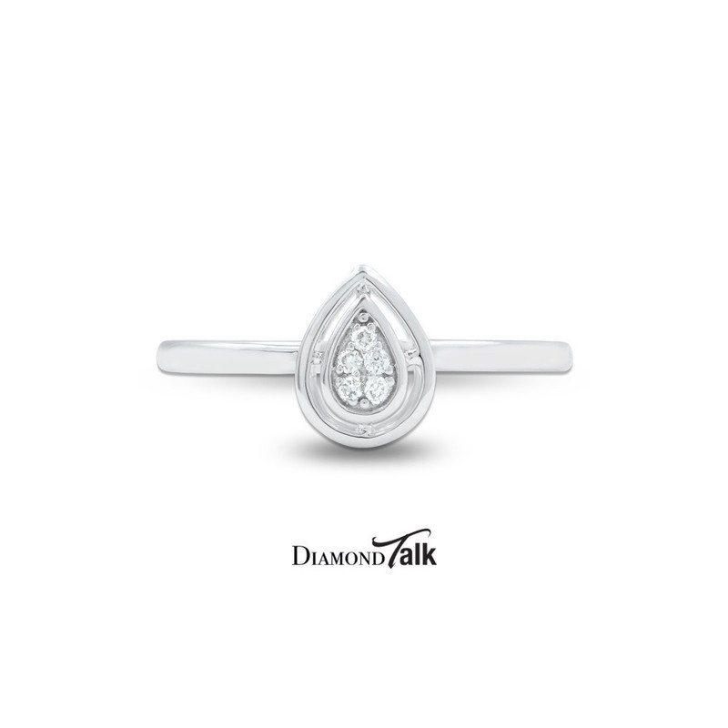WAH CHAN DiamondTalk Drops of Glitter Diamond Ring RDT00005-A01 ...