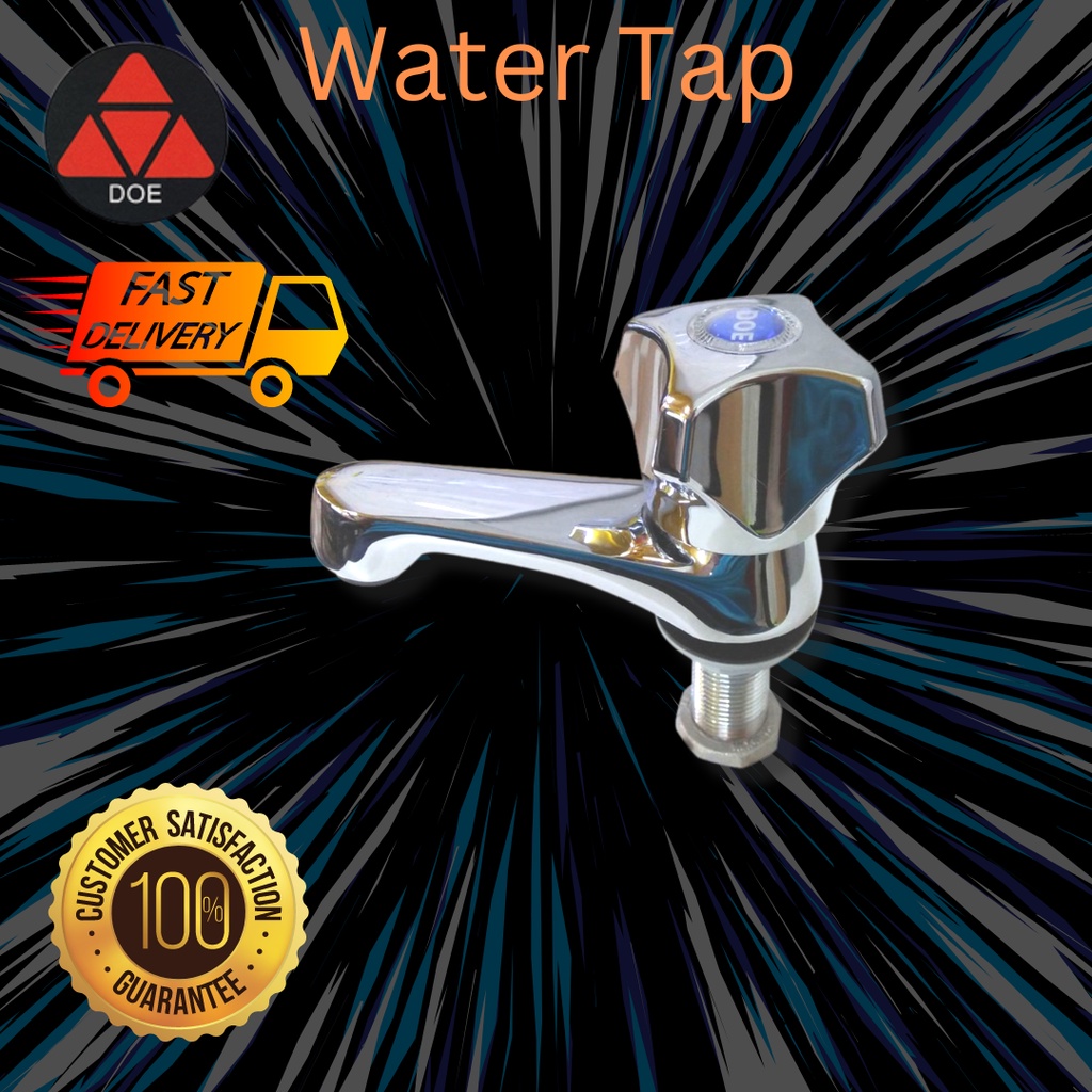 Doe Tap Pillar Tap 1/2" Basin Water Tap Bib Tap Paip Air Tandas ...