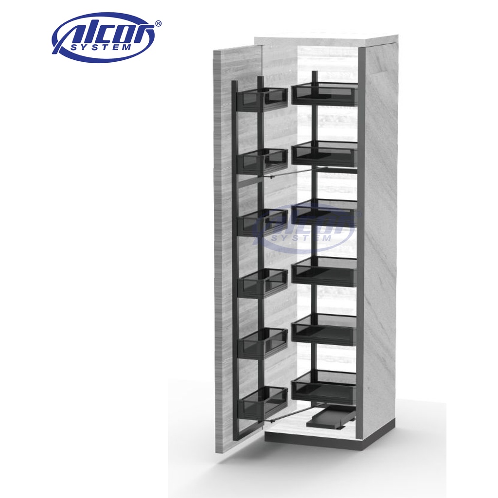 6- Tiers Tall Larder Pull-out Organizer/kitchen organizer/ kitchen ...
