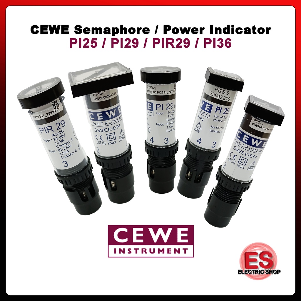CEWE Semaphore Position Indicator (Square or Round) ( PI-25-1 / PI-25-5 ...