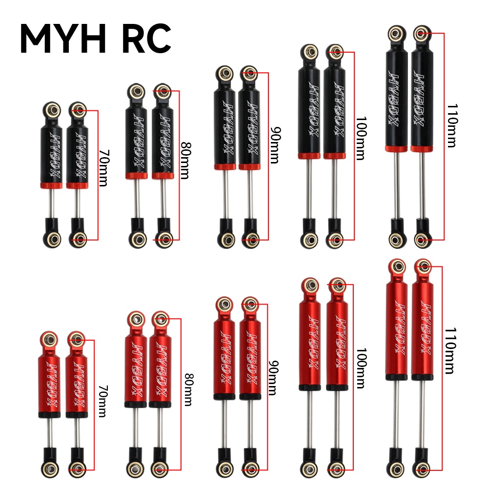 MYHRC RC Car Built-in Spring 70/80/90/100/110mm Shock Absorber Damper ...