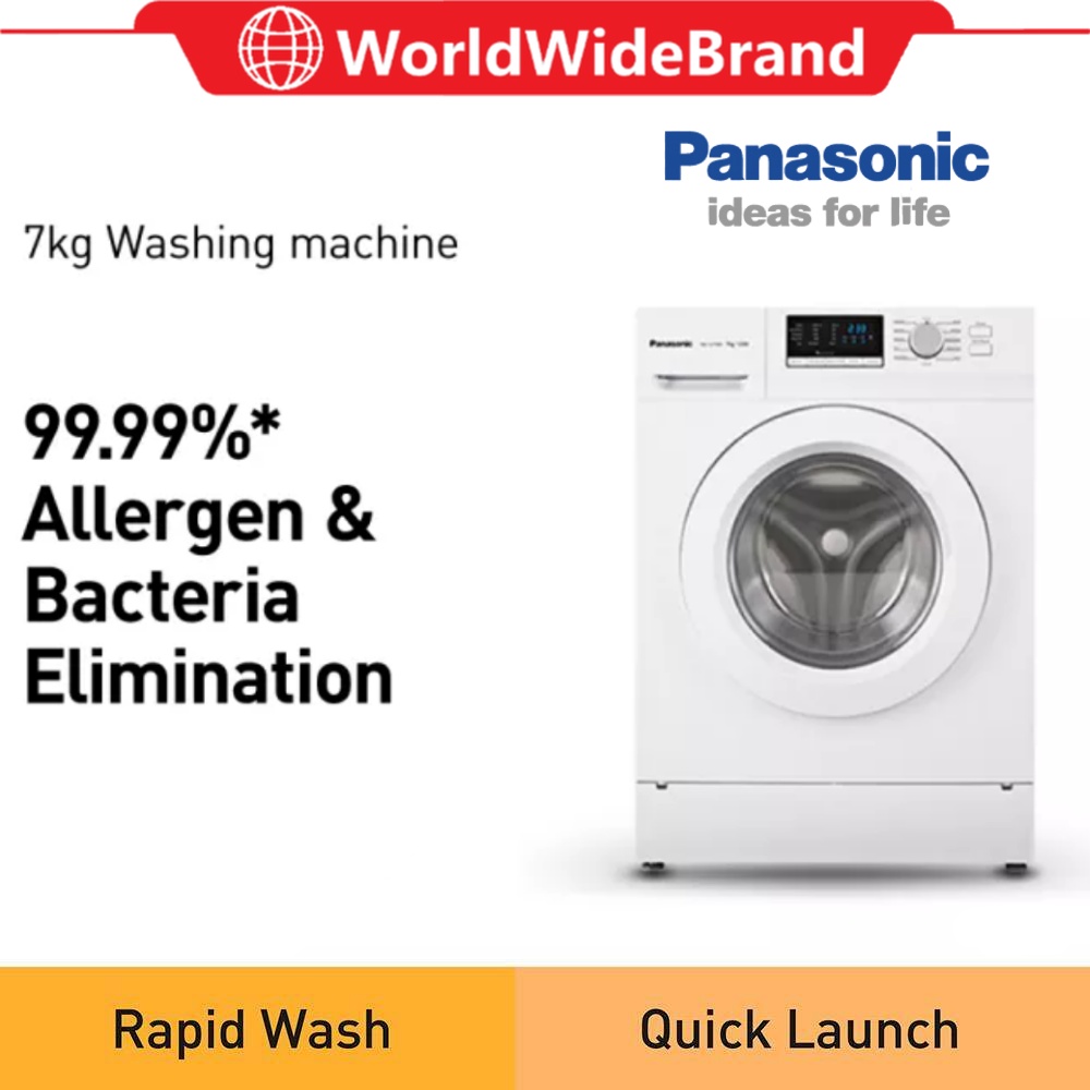 PANASONIC NA-127XB1 WASHING MACHINE 7KG BASIC NA-127XB1WMY | Shopee ...