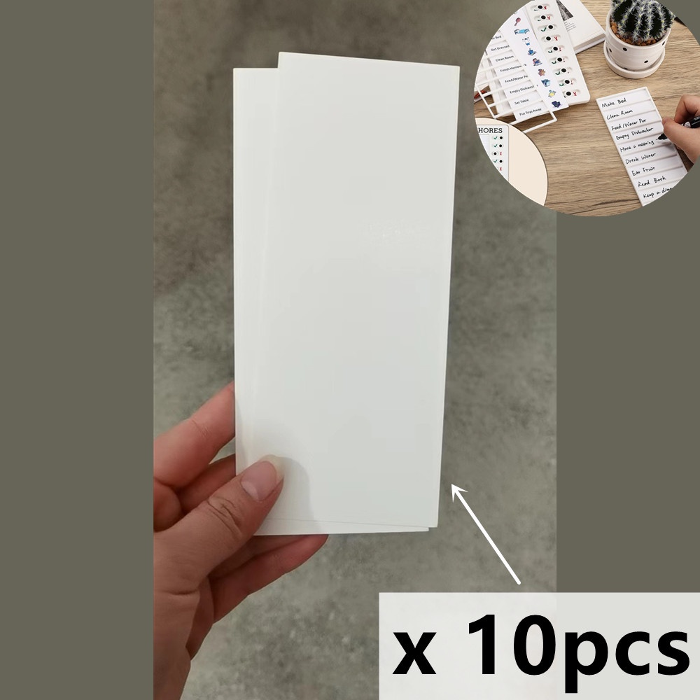 Reusable Daily Task Planning Board Detachable Chores Checklist Board Self-discipline Punch Card ...