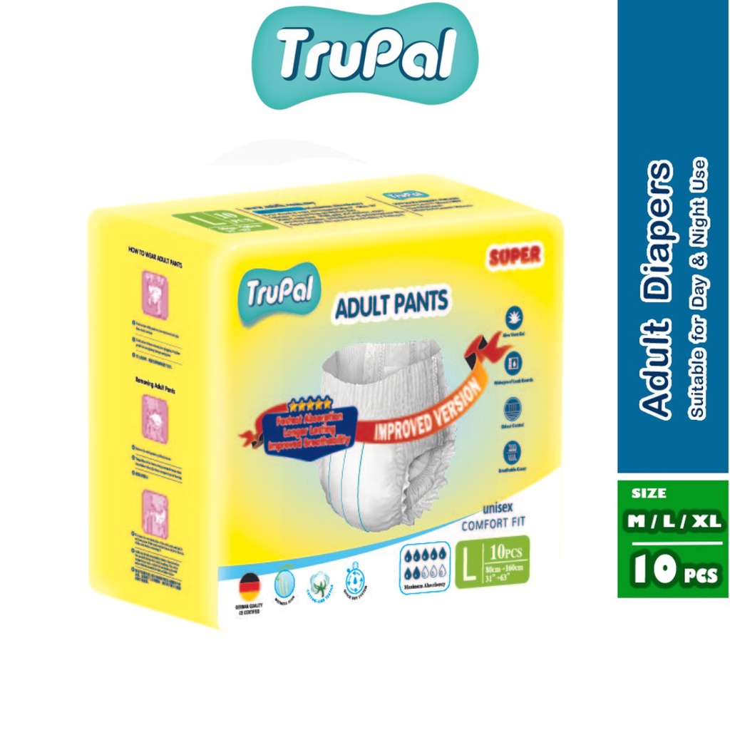 Trupal Adult Pant Series Suitable for Day & Night Use Size M/L/XL ...