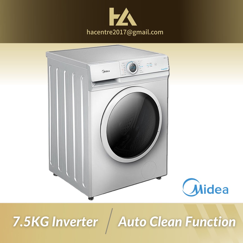 Midea 7.5KG Inverter Motor Front Load Washer MF100W75 | Shopee Malaysia