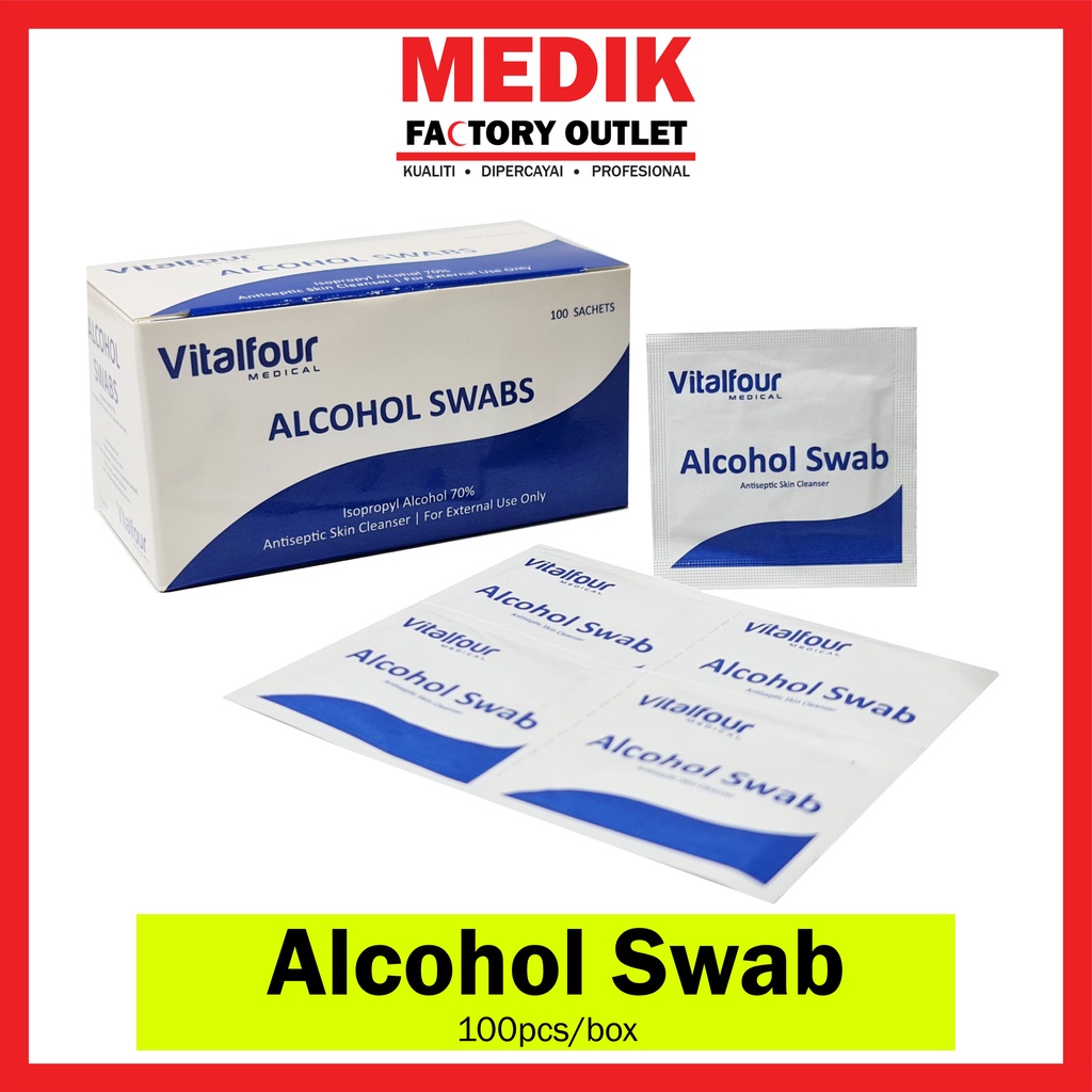Alcohol Pad Alcohol Swab 100'S/Box | Shopee Malaysia