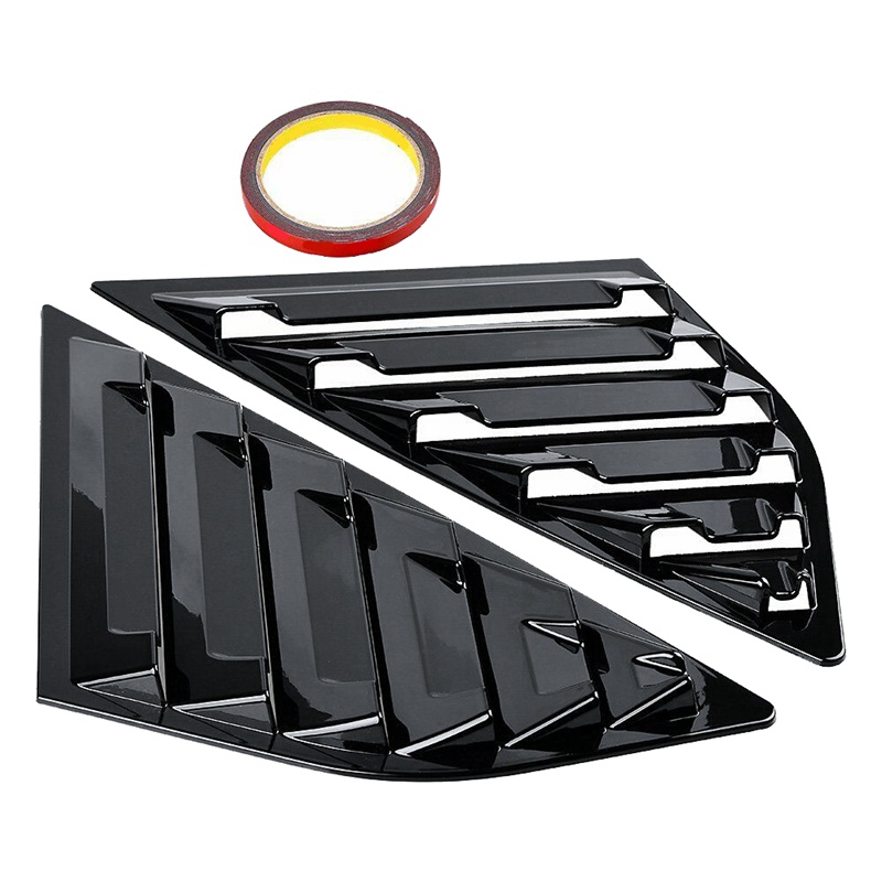 Car Quarter Side Window Cover Louver Scoop Vent for Ford Focus ST MK3 ...