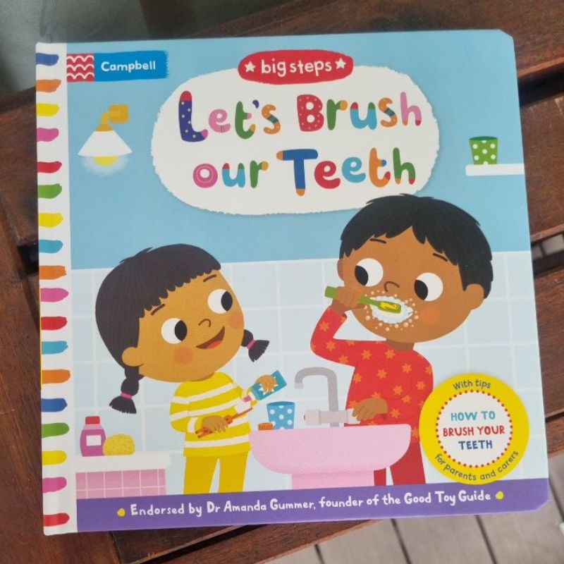Let's Brush our Teeth : How To Brush Your Teeth Big Steps Board Book ...