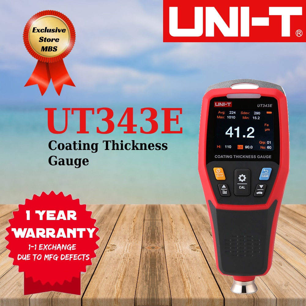 UNI-T UT343E Coating Thickness Gauge | Shopee Malaysia