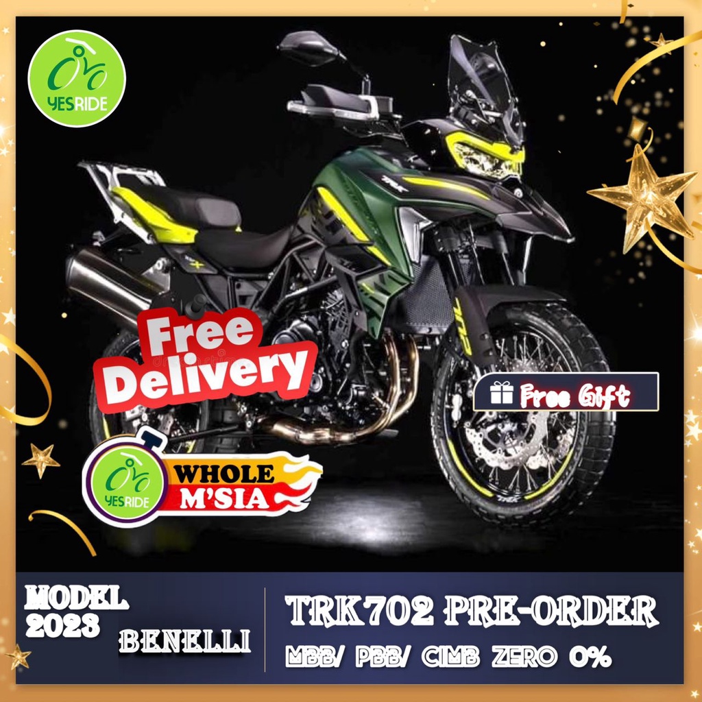 Benelli TRK702 Pre-Order Booking fees | Shopee Malaysia