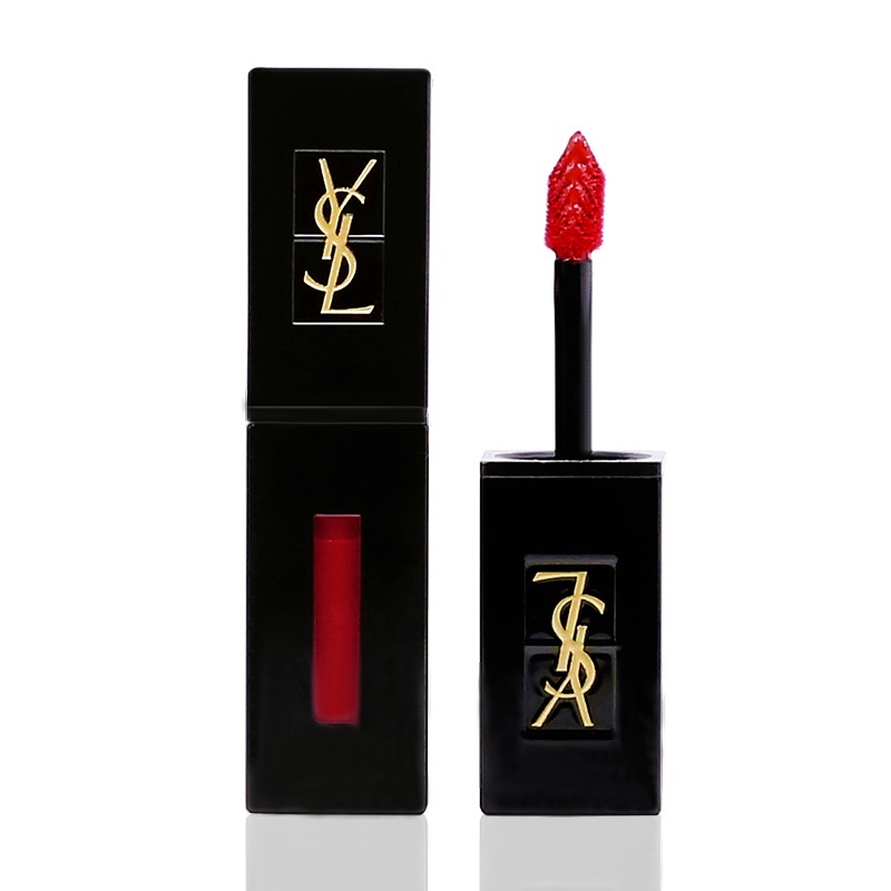 YSl Black Tube Mirror Water Glazed Lip Glaze 420# 441# 圣罗兰黑管唇釉5.5ml ...