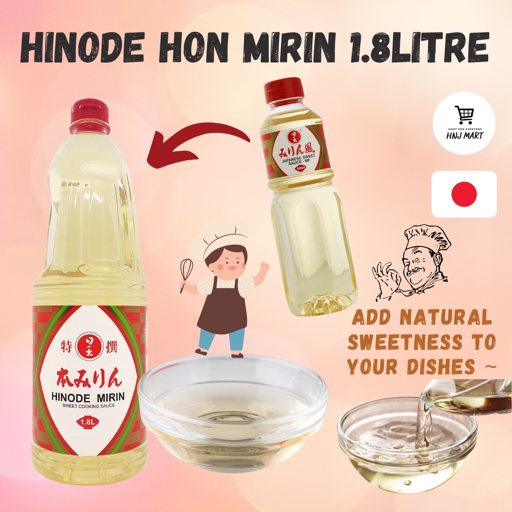 Hinode Hon Mirin 1.8Litre | Hinode Cooking Sake | Japan Sweet Cooking ...